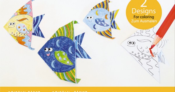 Origami Fridolin - Pesti de colorat | KidoStore.ro