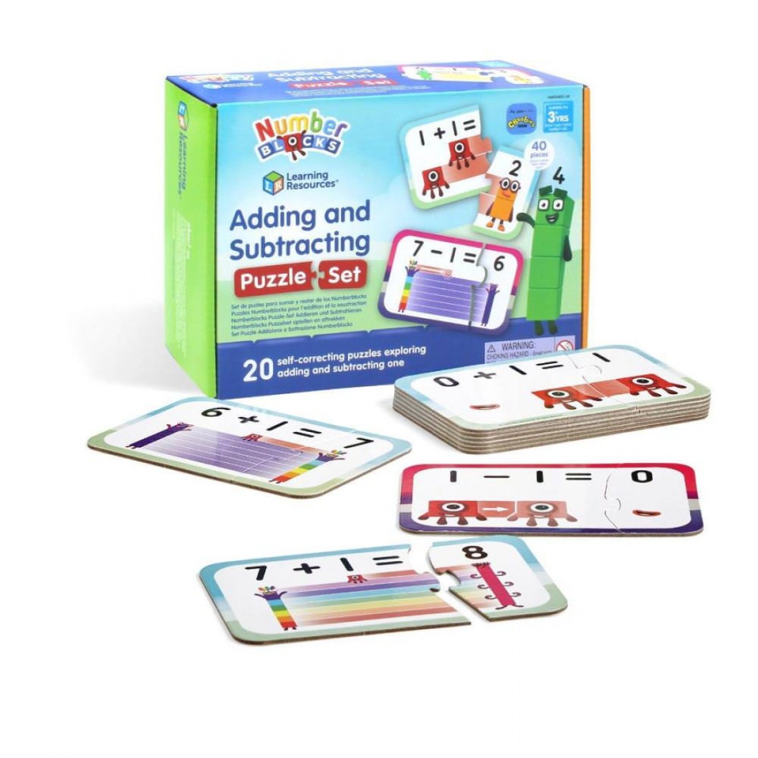 Puzzle - Adunari si scaderi 1-10 - Numberblocks | KidoStore.ro