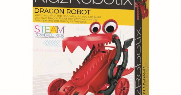 Kit constructie robot - Dragon Robot, Kidz Robotix | KidoStore.ro